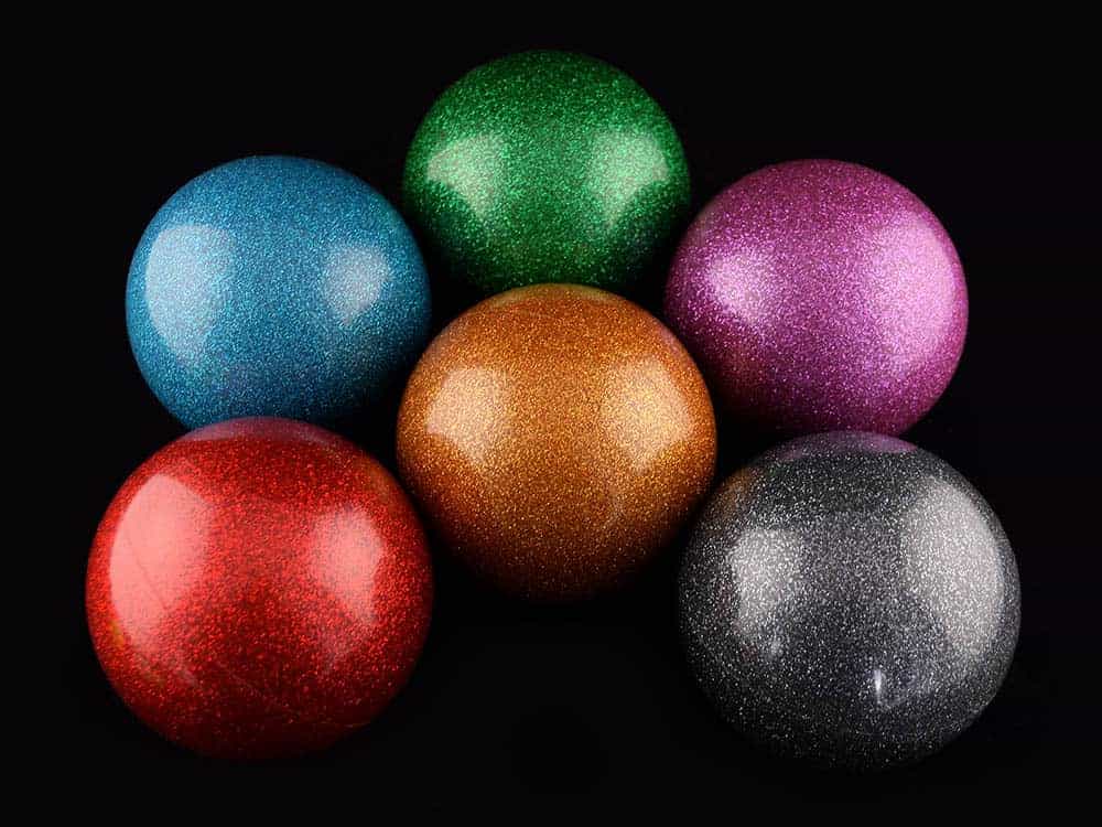 100mm Contact Ball - GLITTER - LMF props